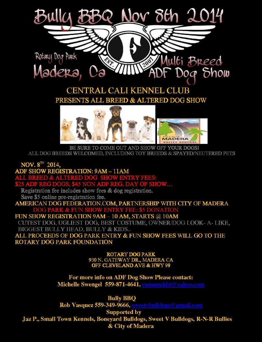 American Dog Federation Madera Dog Show